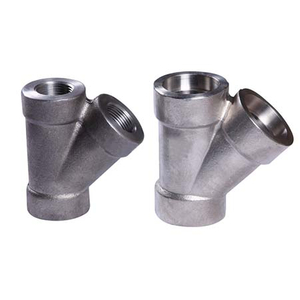China 45 Degree Y-Branch A182 F304 Stainless Steel Lateral Tee,SW 3000 ...