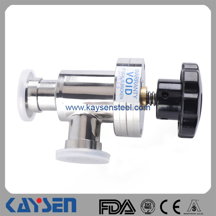 KF vacuum Angle Valve Flap valve with bellows Manually Operated with KF ...